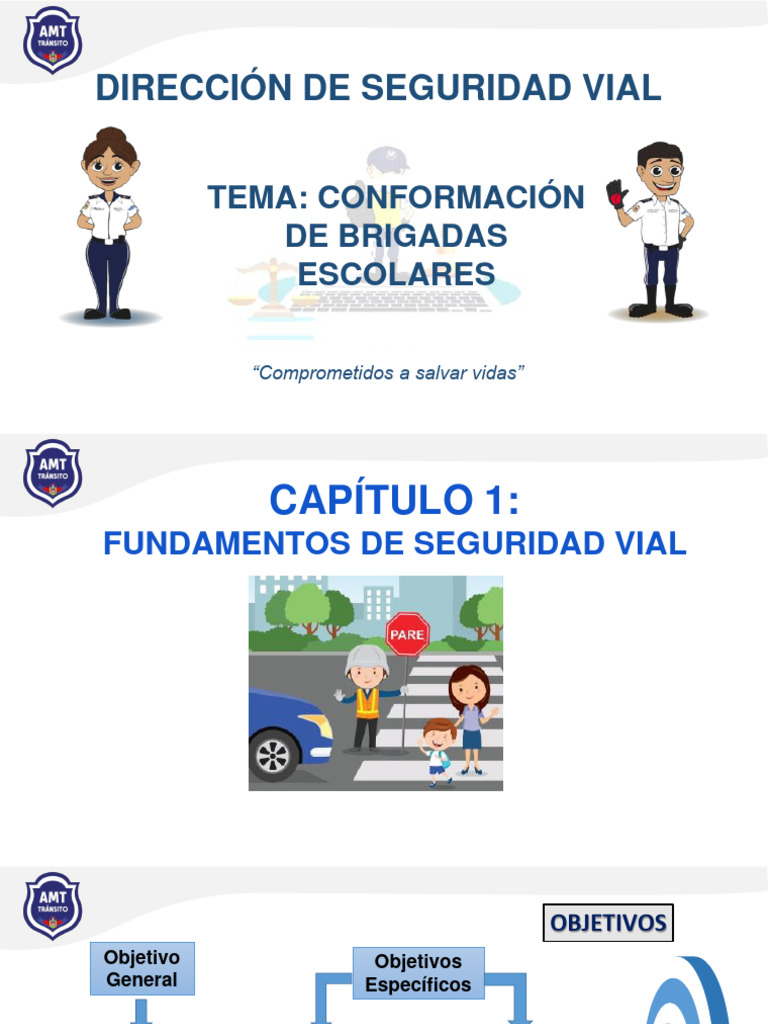 Capítulo 1_Presentación de brigadas escolares_Fundamentos de seguridad vial. | PDF