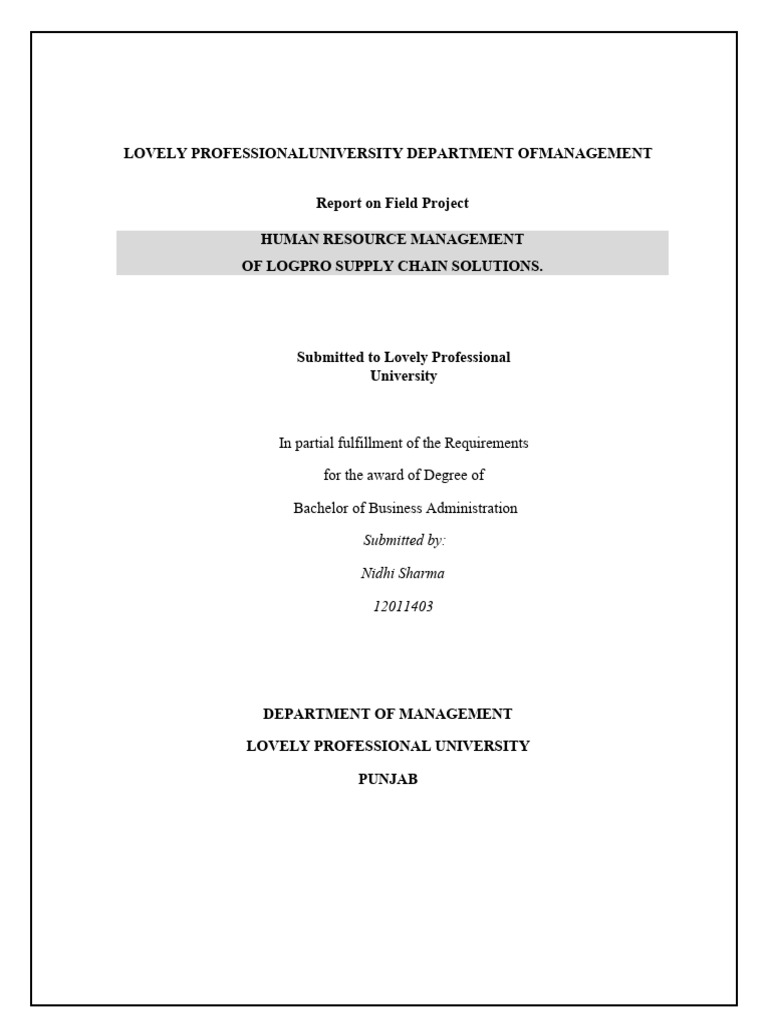 OJT Report | PDF | Human Resources | Human Resource Management