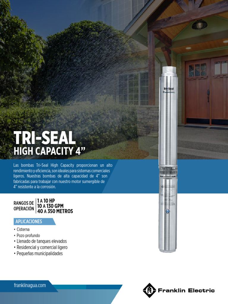 Catálogo FELE Tri-Seal High Capacity 4in | PDF