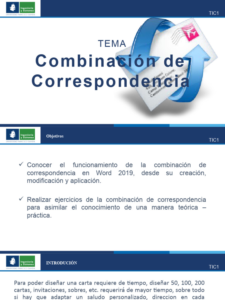 Combinación de Correspondencia | PDF