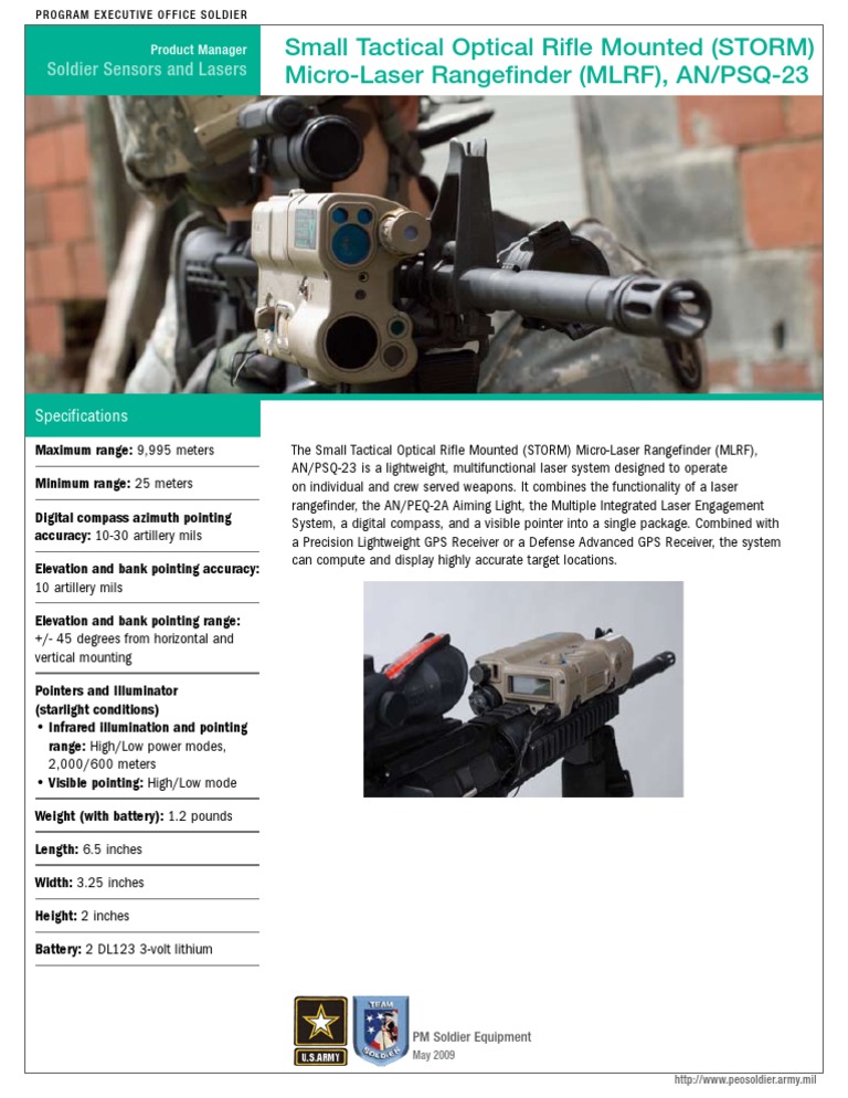 STORM Micro-Laser Rangefinder Overview | PDF