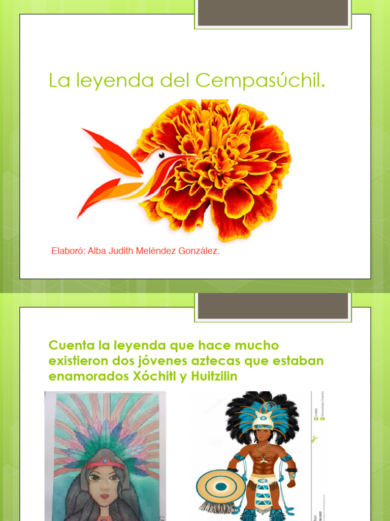 ??LA LEYENDA DEL Cempasúchil | PDF