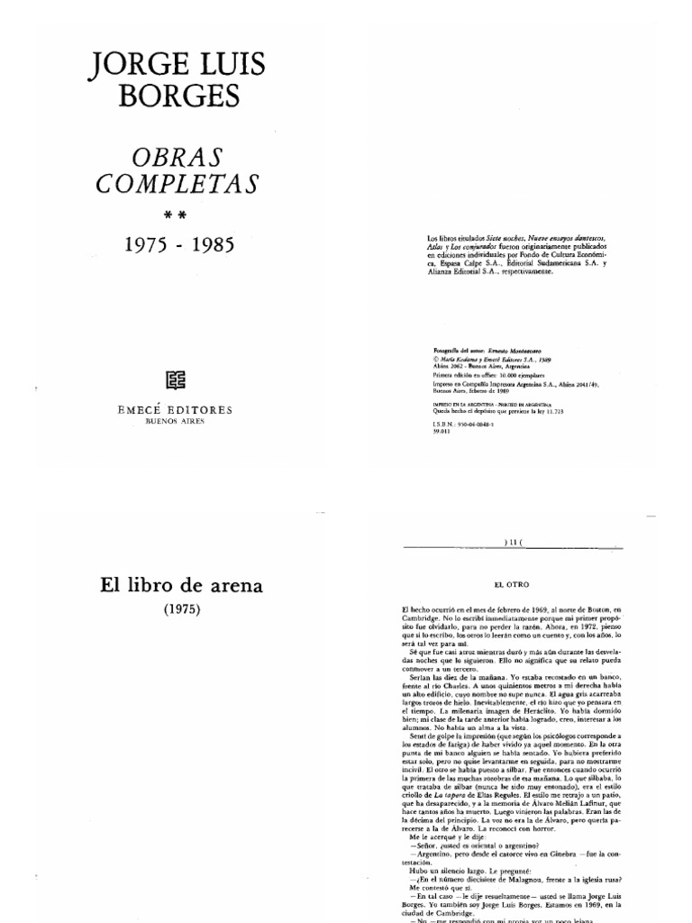 El otro - Borges | PDF