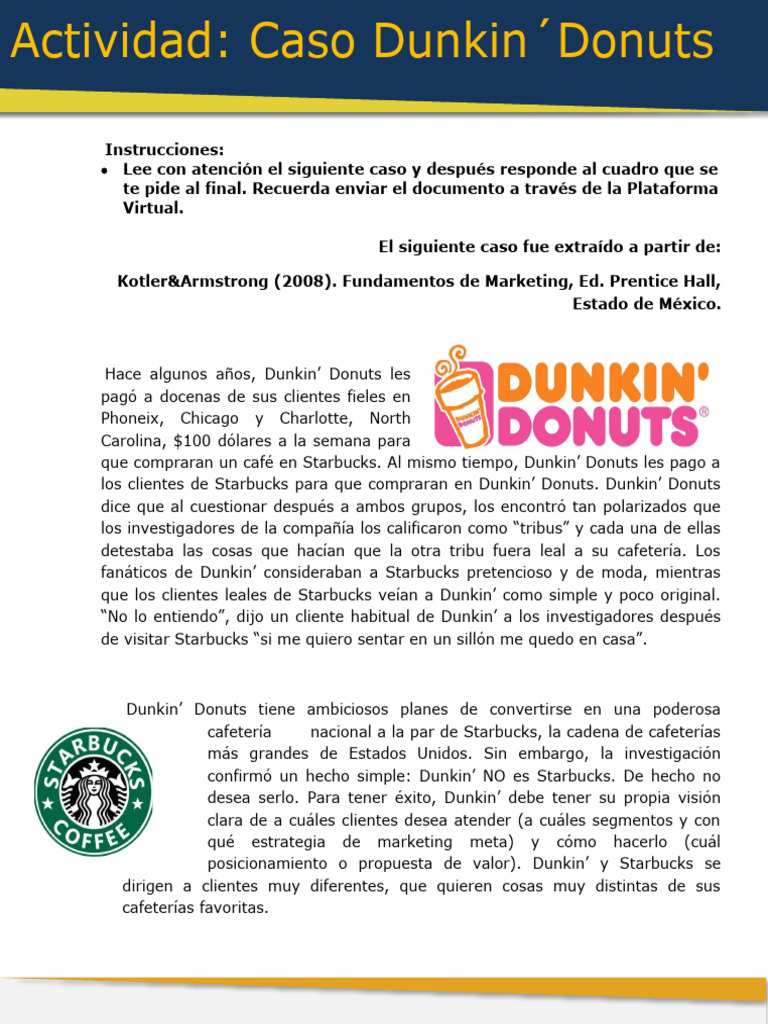 A Caso Dunkin Donuts | PDF