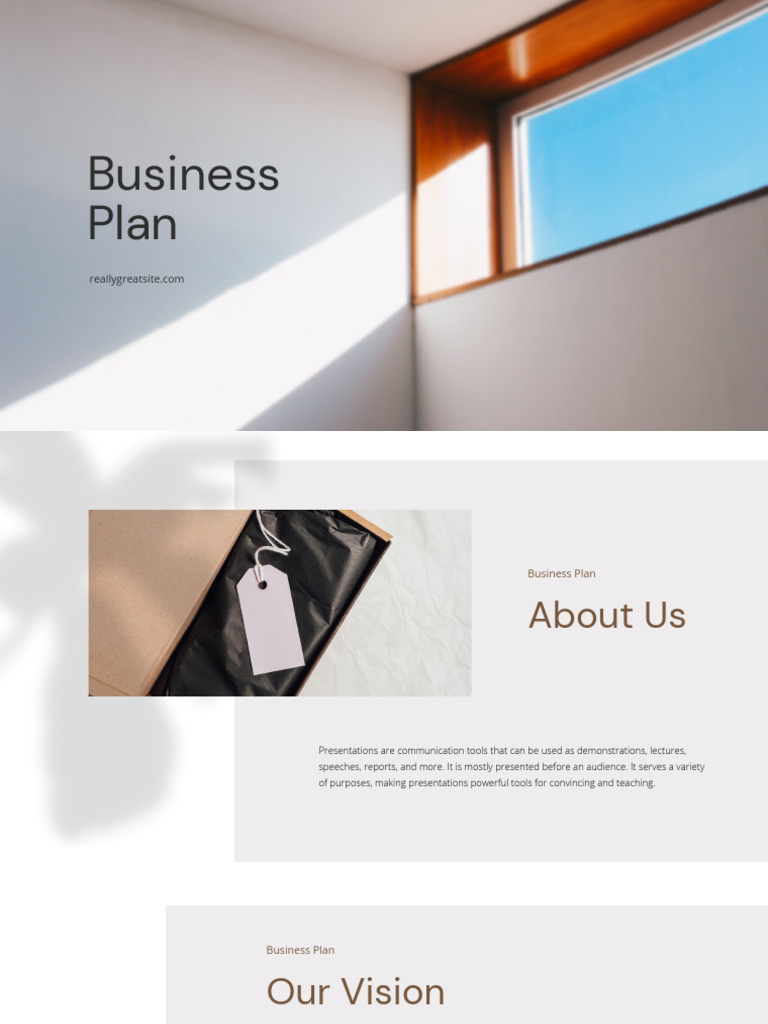 Business Plan - Presentation | PDF