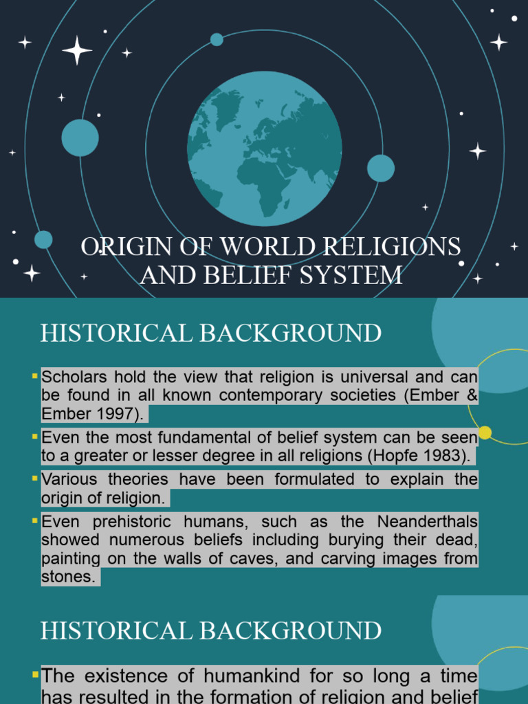 Origins of World Religions Explained | PDF | Social Science | Religion ...