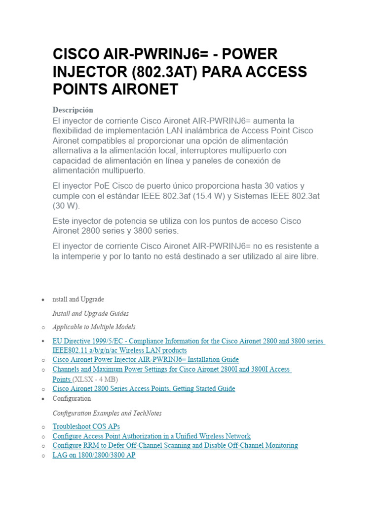 Cisco Air | PDF
