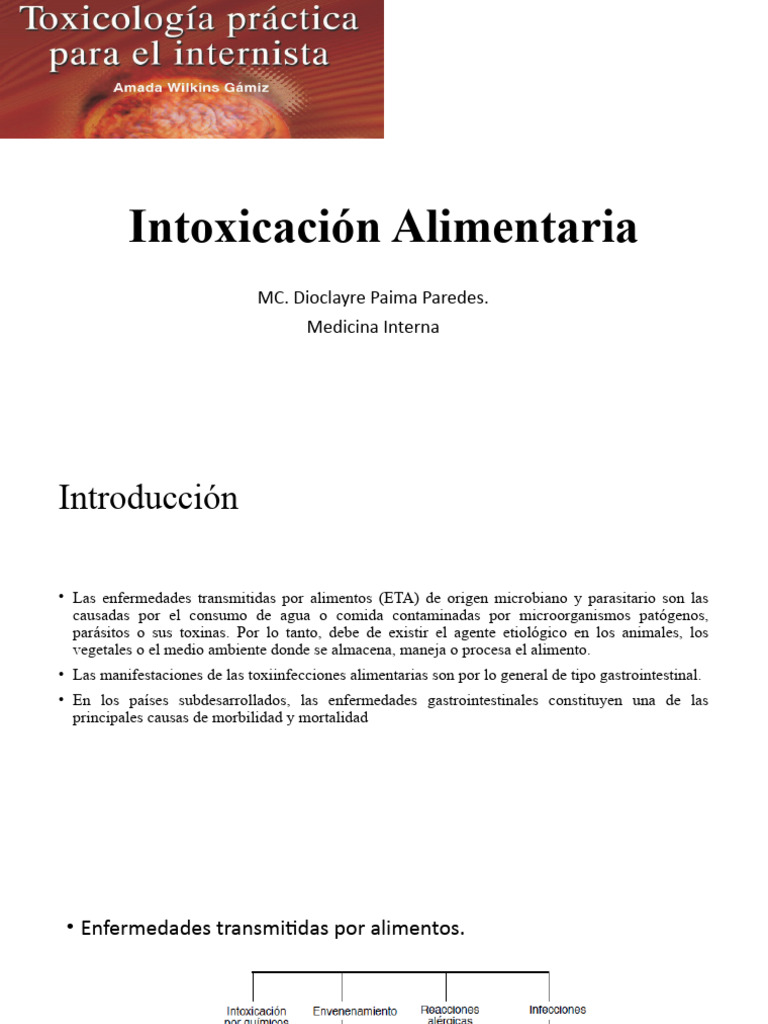 Intoxicación Alimentaria | PDF | Enfermedades transmitidas por ...