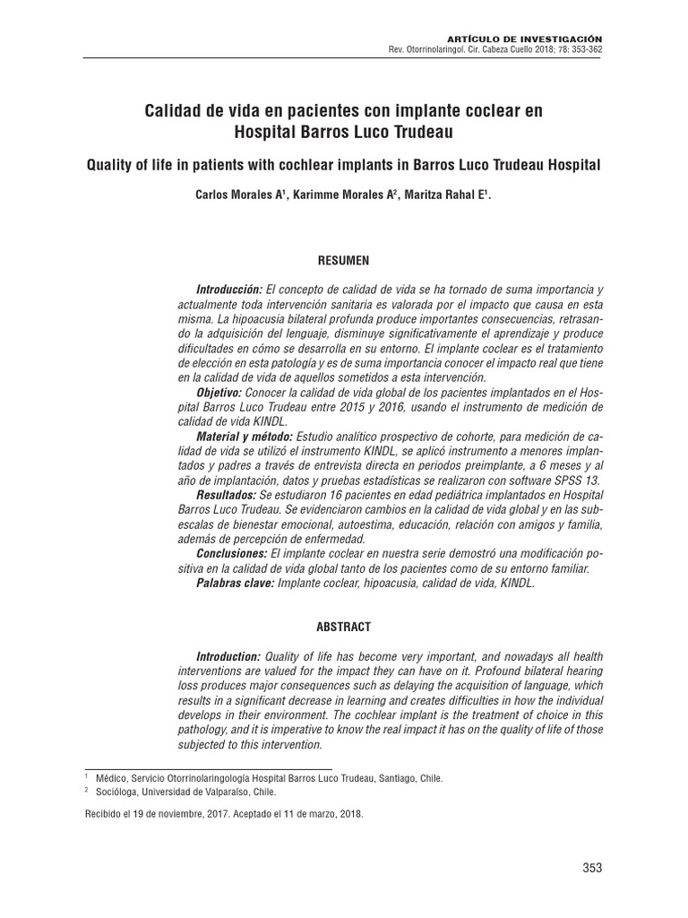 CV Implante HBLT Chile | PDF