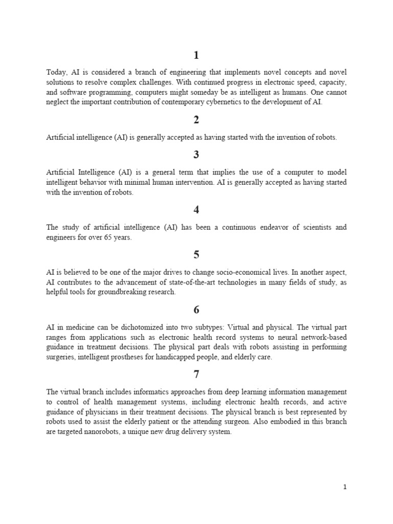 Synthesis Writing (Activity) | PDF | Artificial Intelligence ...