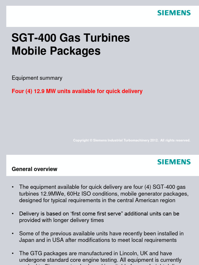 SGT400 Mobile Packages | PDF