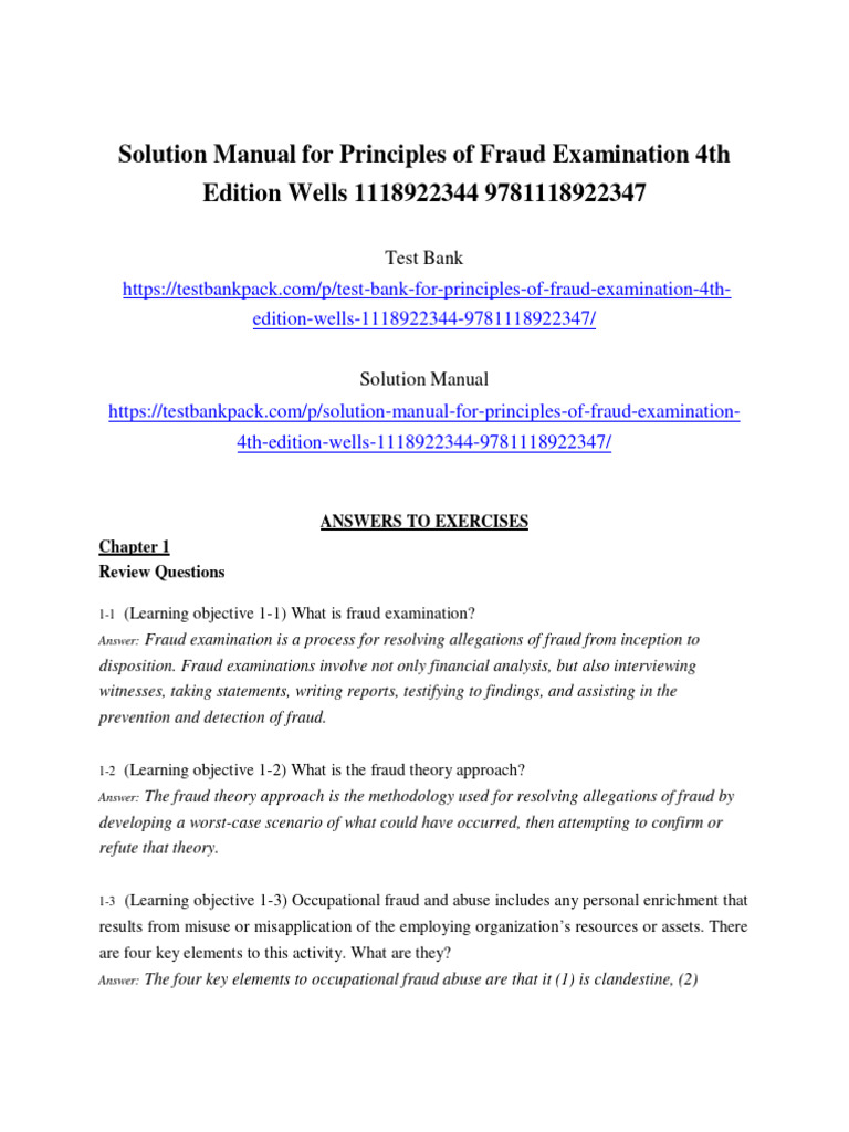 Fraud Examination vs. Forensic Accounting | PDF