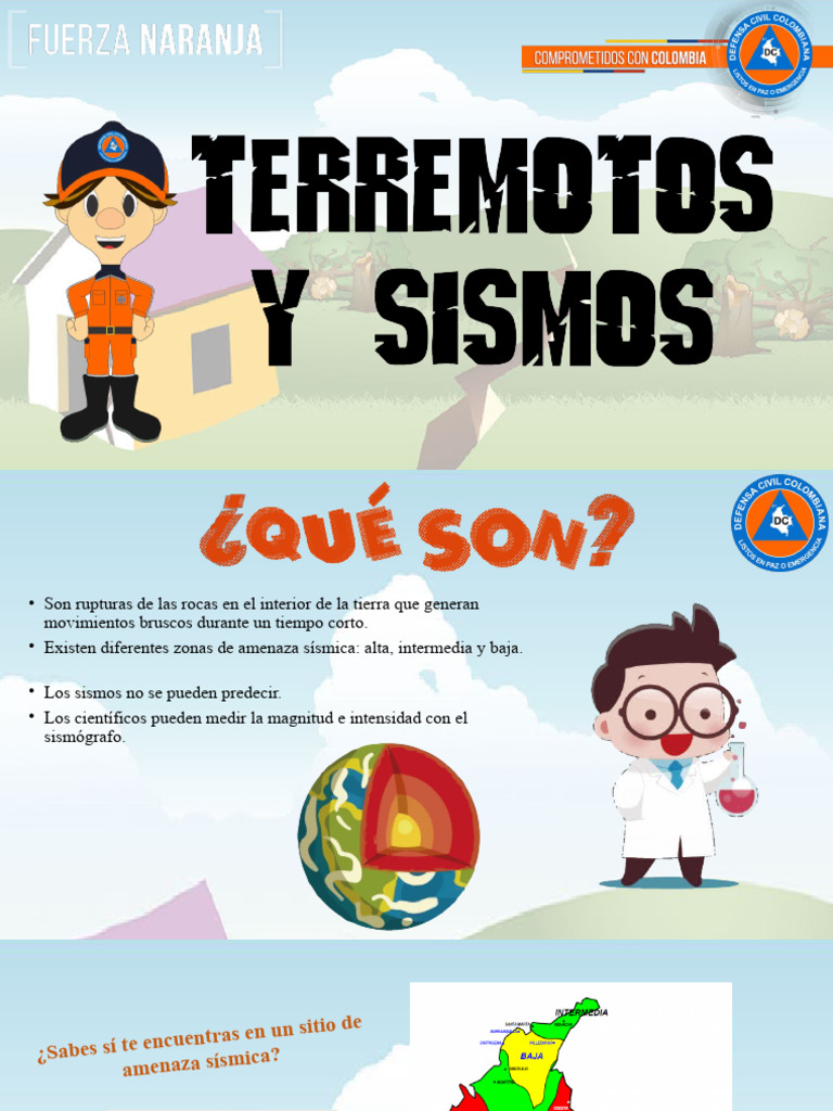 PRESENTACIÓN TERREMOTOS Y SISMOS CIVILITOS (1) | PDF | Temblores | Eventos naturales