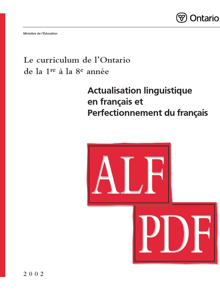 ALF Perf - Francais | PDF