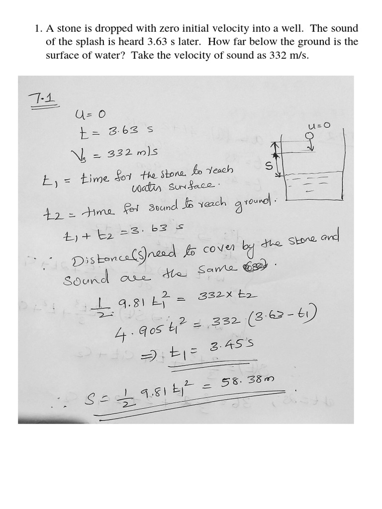 Physics Problem Set | PDF