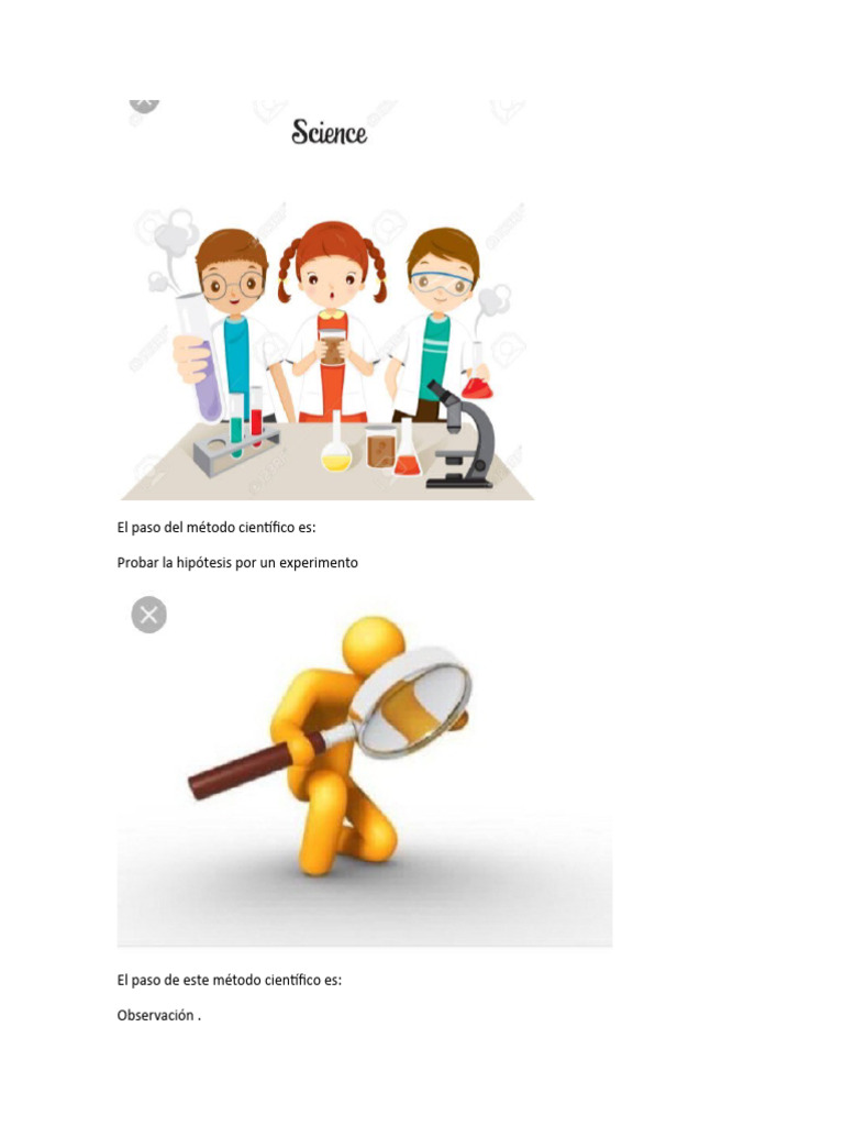 Pasos del Método Científico: Observación y Prueba | PDF