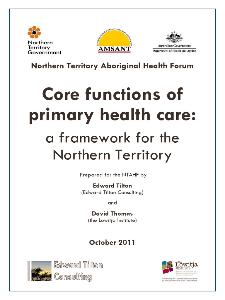Ntahf Et External Core Phc Functions Framework Final Pdf
