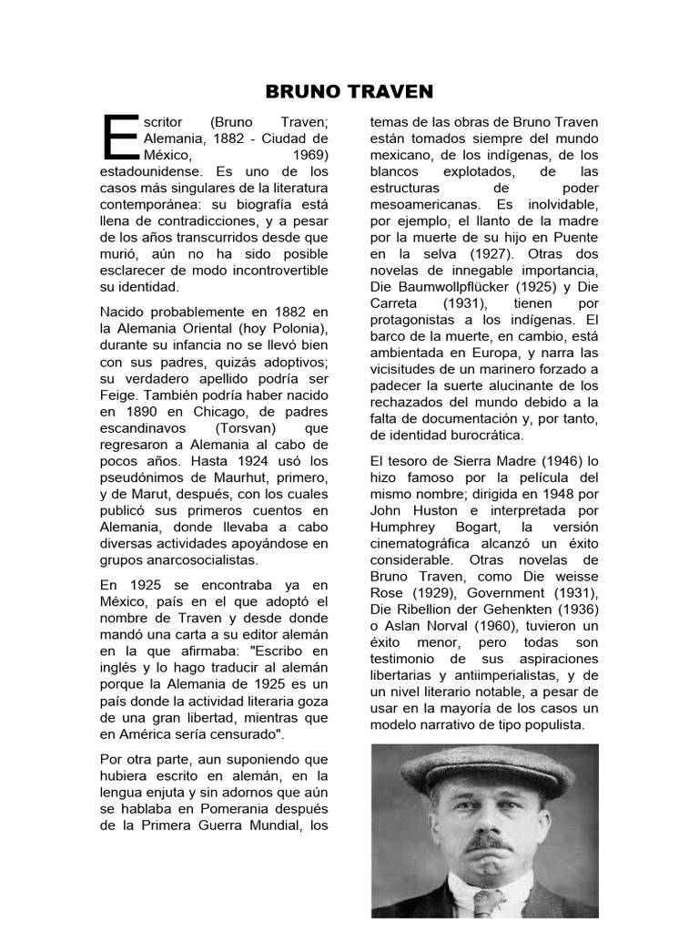 Bruno Traven | PDF