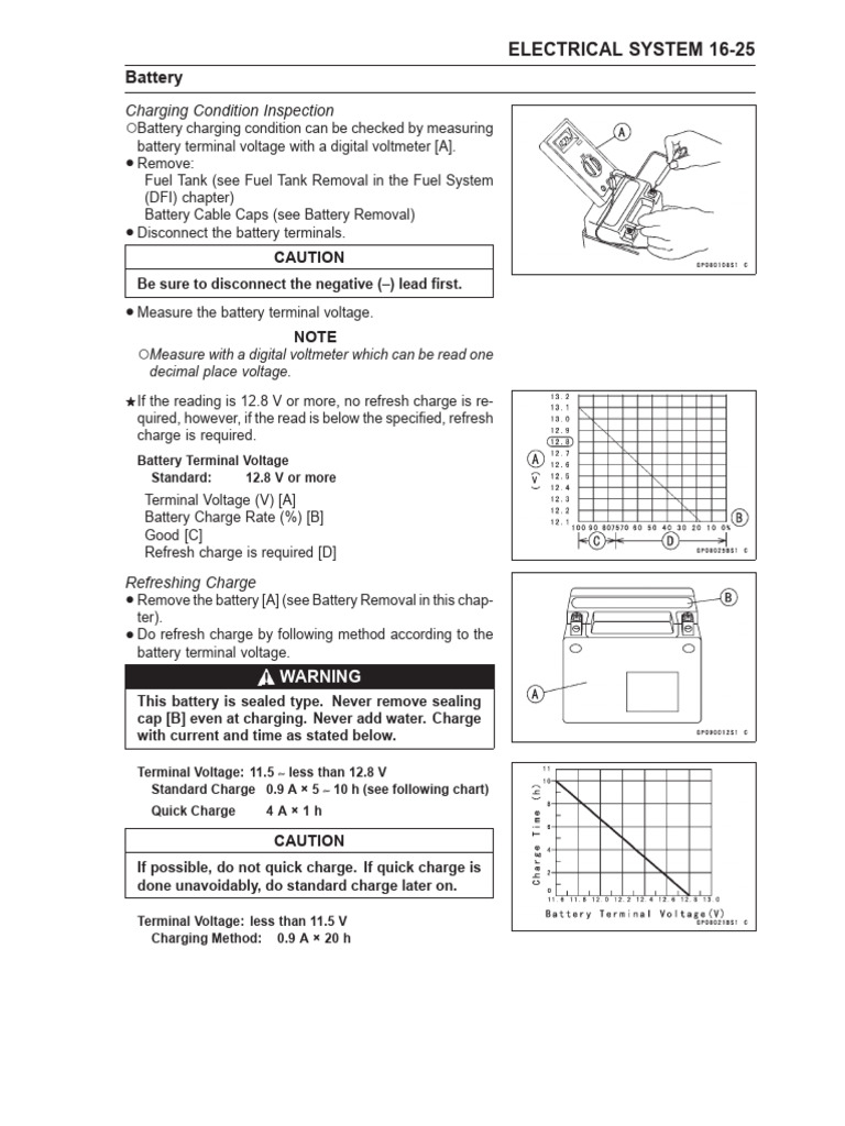 Alternator Check - ZX600N6F | PDF | Home & Garden | Science & Mathematics
