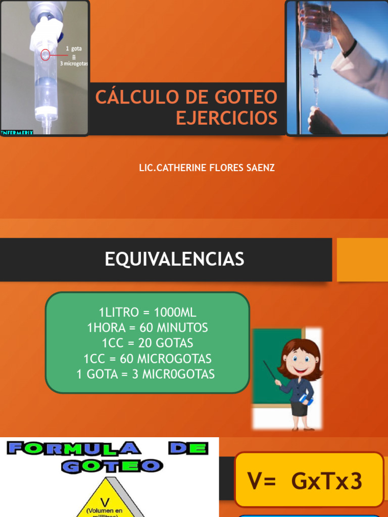 Cálculo de Goteo | PDF