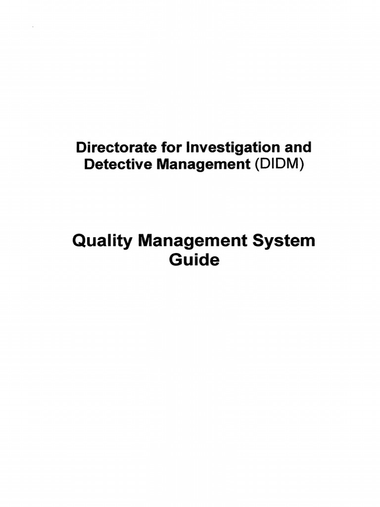 QMS | PDF