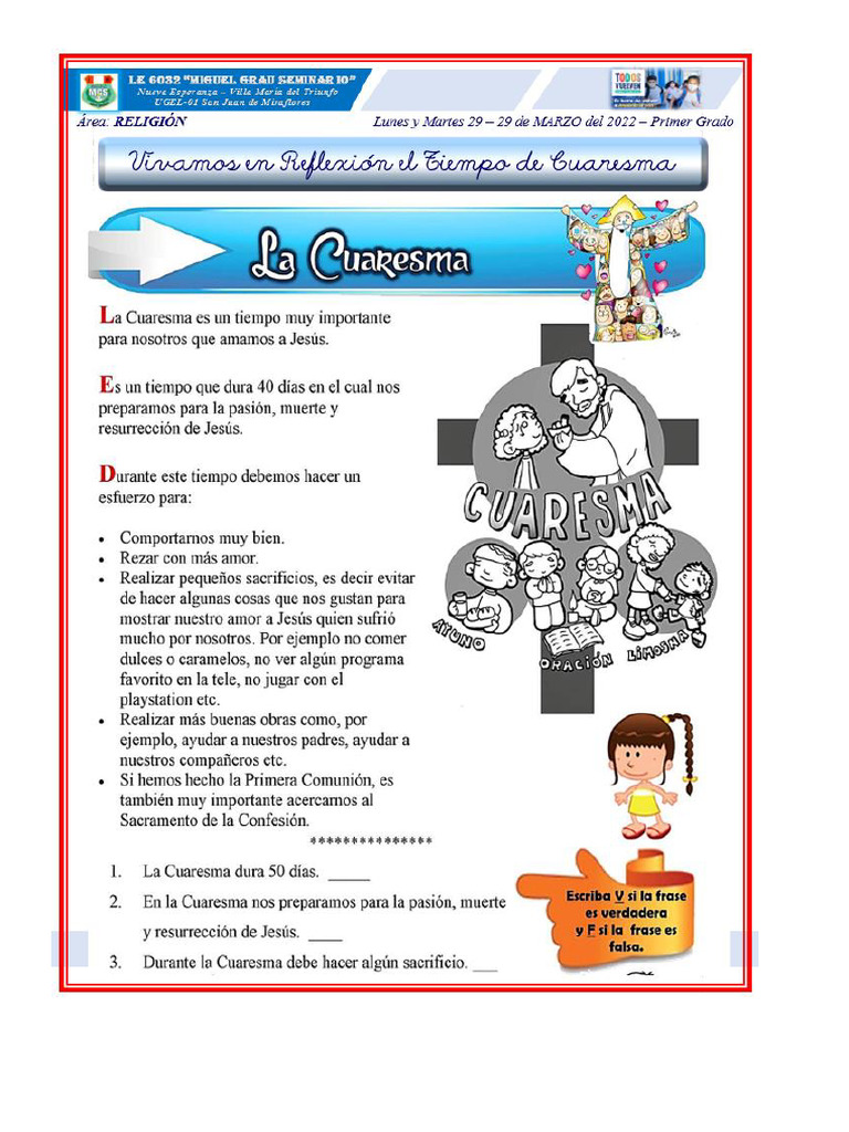 Ficha Religión | PDF