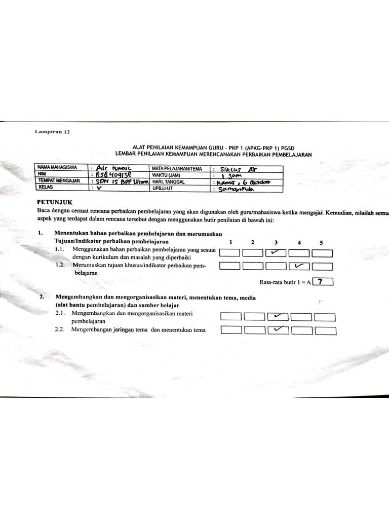 Apkg 1 PKP Semester 8 | PDF