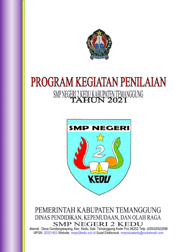 22-Program Kegiatan Penilaian 2021 | PDF | Bisnis