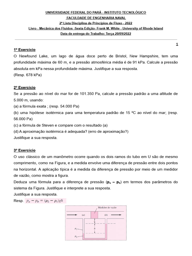 2 Lista de Meca-Flu-2022 | PDF