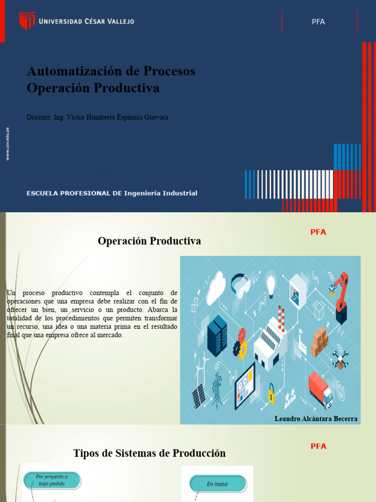 Sistemas de Producción y Automatización | PDF | Tecnología