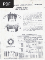 Rotary Slips Maintenance Manual | PDF | Pipe (Fluid Conveyance) | Elevator