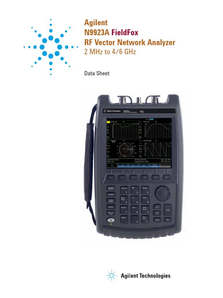 Agilent N9923A FieldFox RF Vector Network Analyzer | PDF