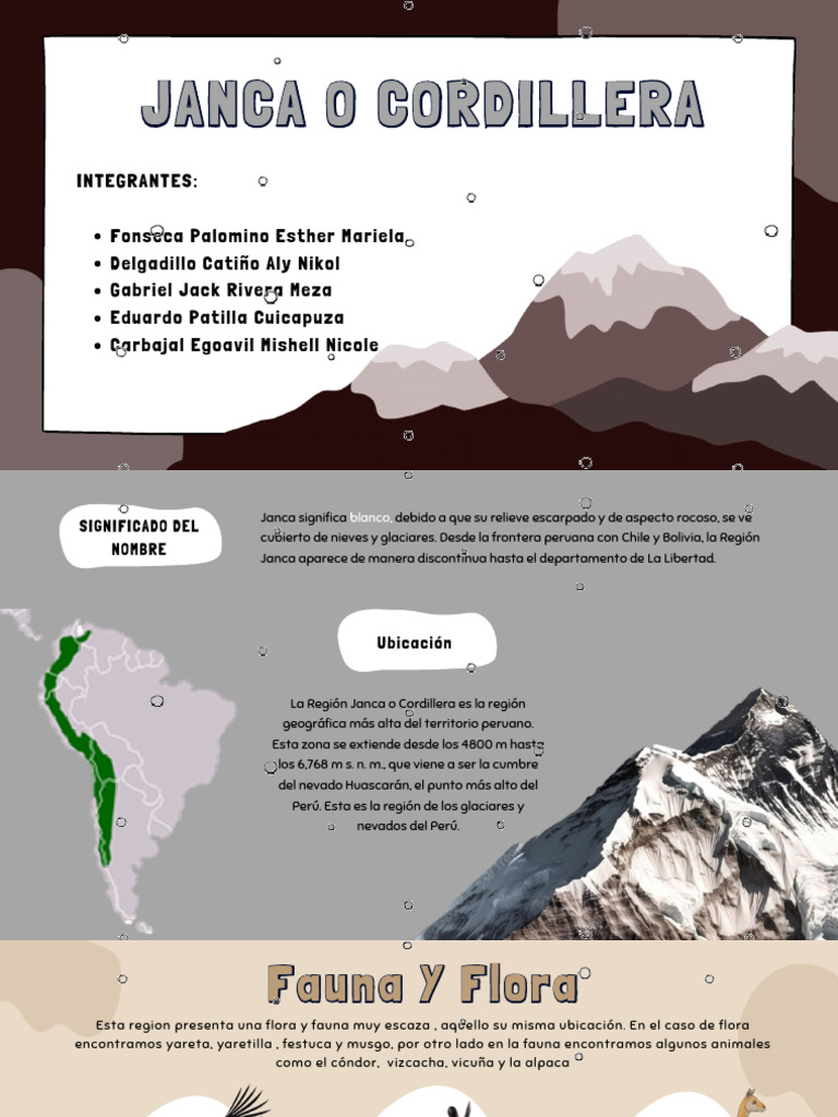 Janca o Cordillera | PDF