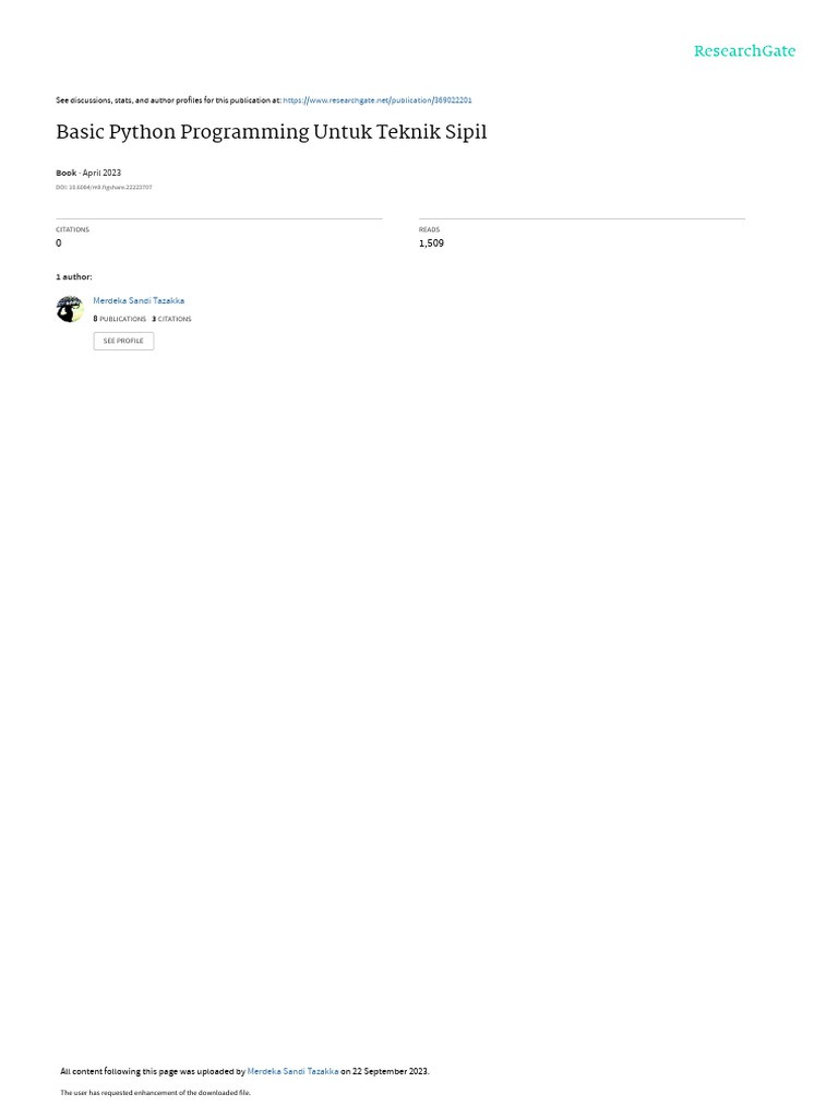 BukuPythonProgramminguntukTeknikSipilv2 2b | PDF