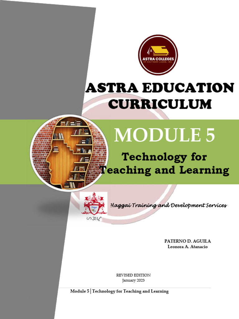 Module 5 - Technology For Teaching and Learning | PDF