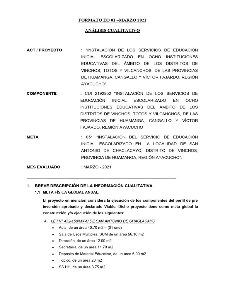 Formato E-01 Nuevo | PDF