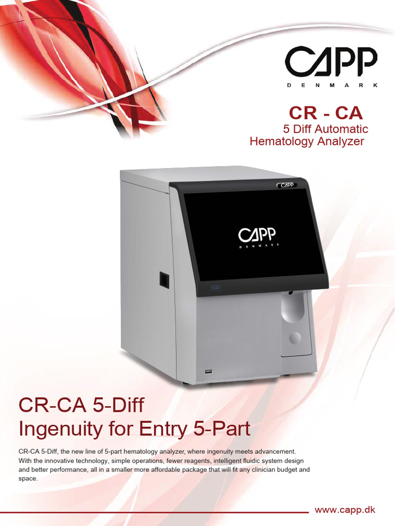 Capp CR-CA 5 Diff Automatic Hematology Analyzer | PDF