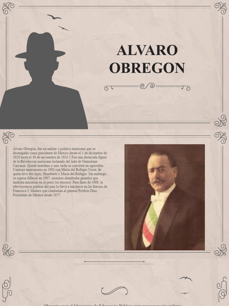 Alvaro Obregon | PDF | revolución mejicana | México