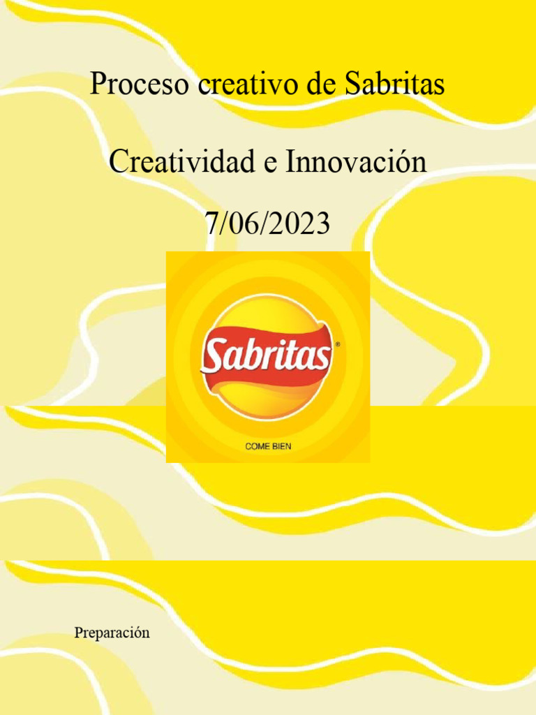 Proceso Creativo de Sabritas | PDF | Estilo de vida