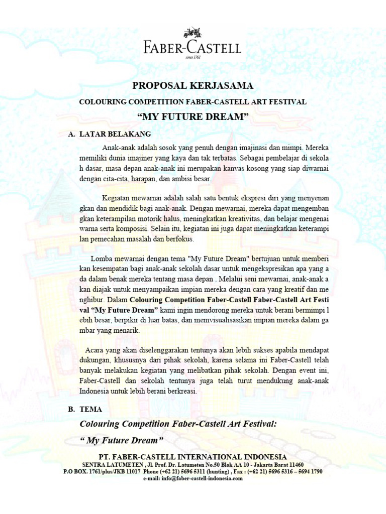 Proposal Coloring Competition FCAF | PDF