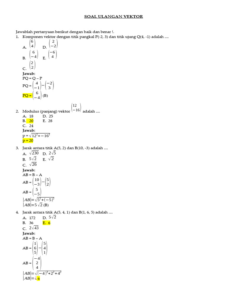 Vektor Deza | PDF | Metode & Bahan Ajar | Sains & Matematika