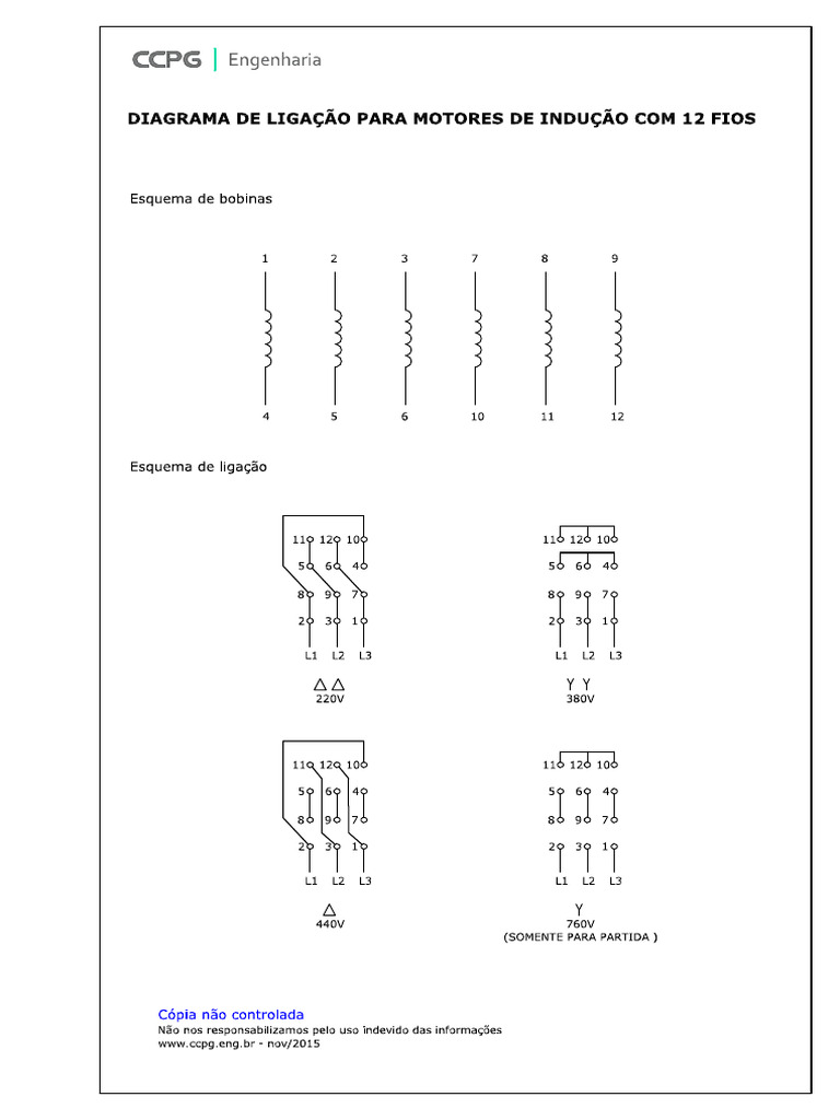 Esquema de Motores 12 Pontas | PDF