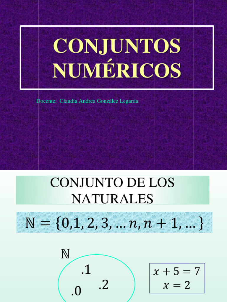 0 - 2 - Conjuntos Numericos | PDF