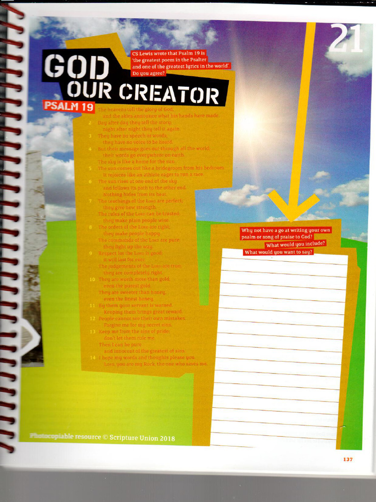 L21 God Our Creator PG 137 | PDF
