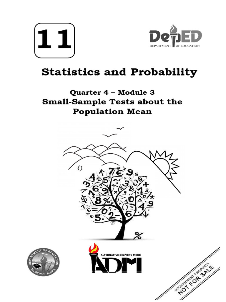Stat - Prob 11 - Q4 - SLM - WK3 | PDF | Teaching Methods & Materials