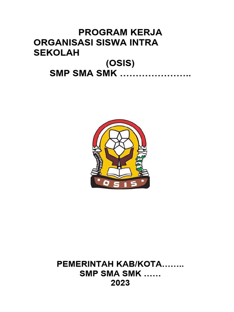 PROGRAM KERJA OSIS ok | PDF