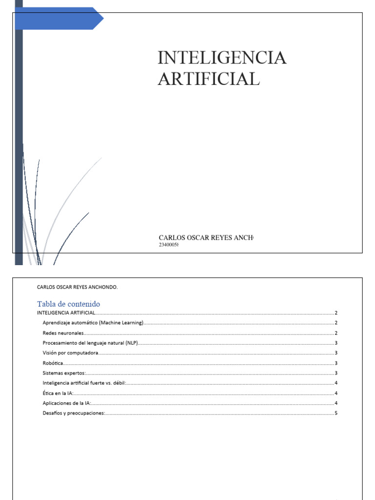 Inteligencia Artificial | PDF