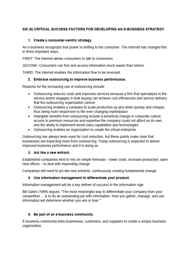 E-BUSINESS REPORT | PDF