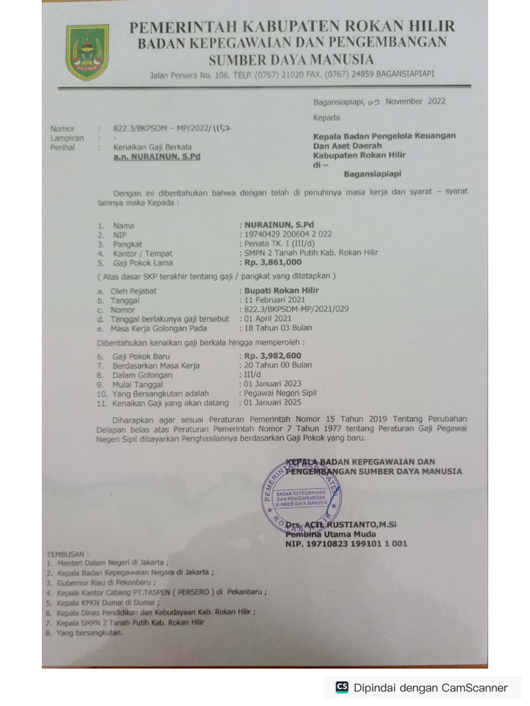 SK Berkala 2025 | PDF