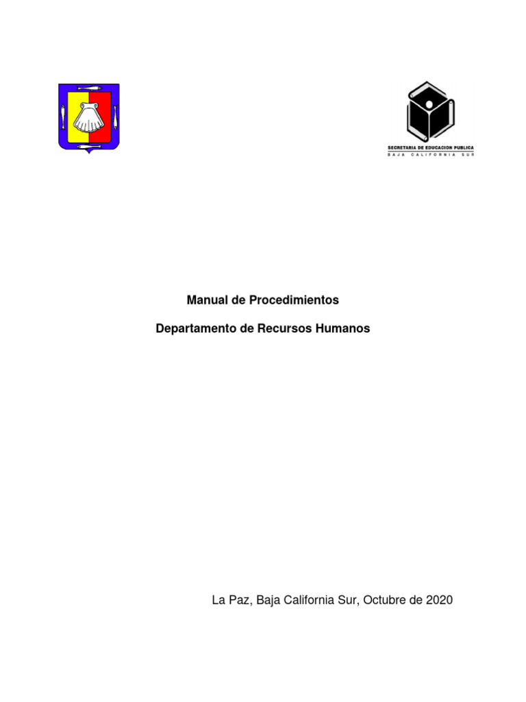 manual de procedimientos | PDF | Gestión de recursos humanos | Reclutamiento